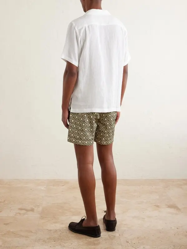 Orlebar Brown Maitan Ii Camp-collar Linen Shirt