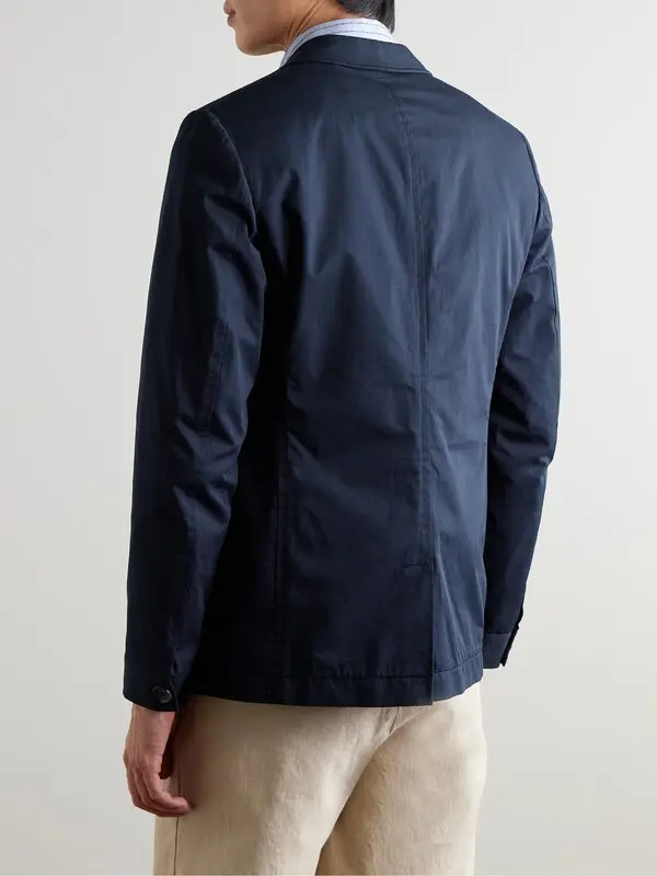 Oliver Peoples Theobald Slim-fit Unstructured Cotton Suit Jacket