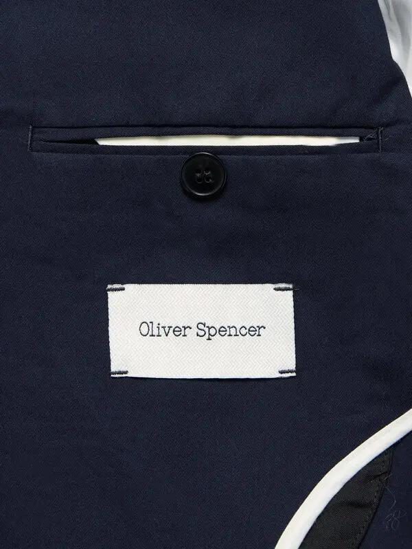Oliver Peoples Theobald Slim-fit Unstructured Cotton Suit Jacket