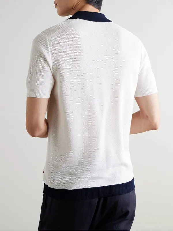 Orlebar Brown Tiernan Striped Mercerised Organic Cotton-piqué Shirt