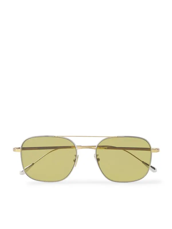 CUTLER AND GROSS Aviator-style Sunglasses - Gold