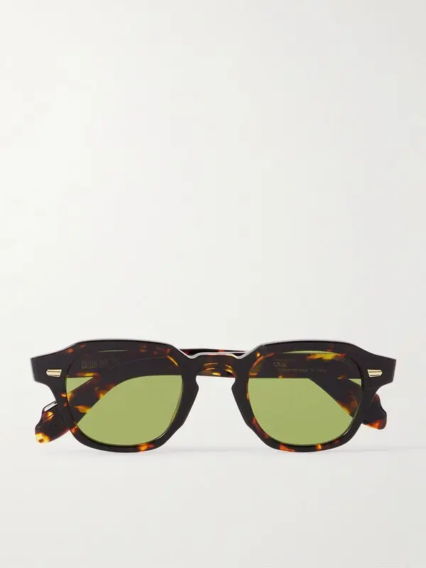 CUTLER AND GROSS 1420 Round-frame Sunglasses - Tortoiseshell