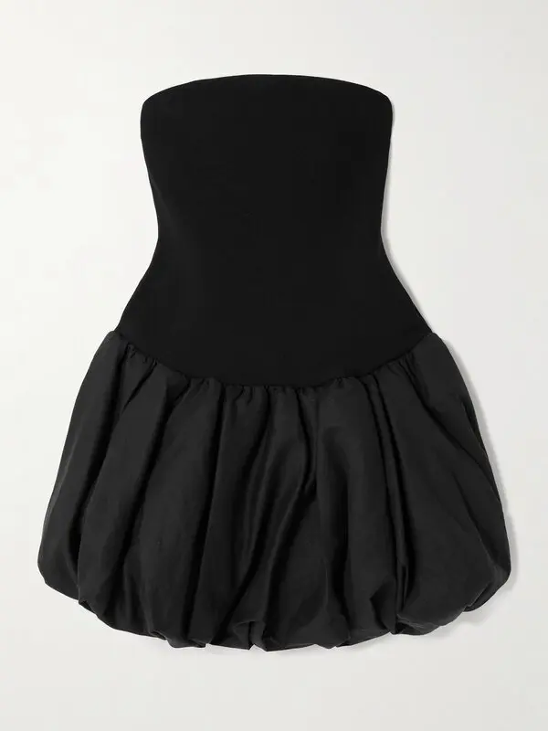 Simkhai Pollie Strapless Mini Dress - Black