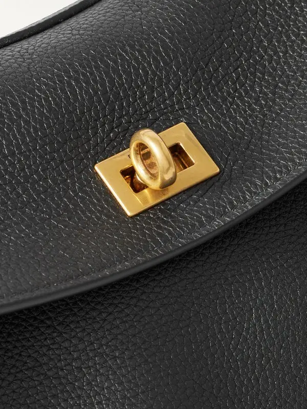 Balenciaga Rodeo Medium Textured-leather Shoulder Bag