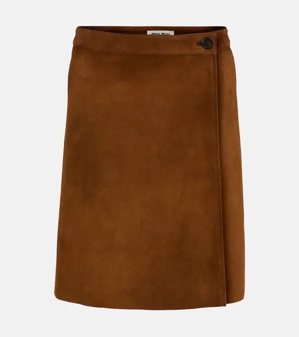 Miu Miu Suede Mini Skirt