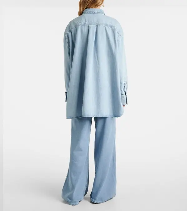 7 For All Mankind Nina Oversized Denim Shirt