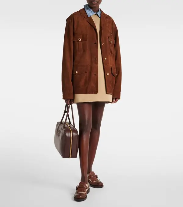 Miu Miu Beau Large Leather Tote Bag