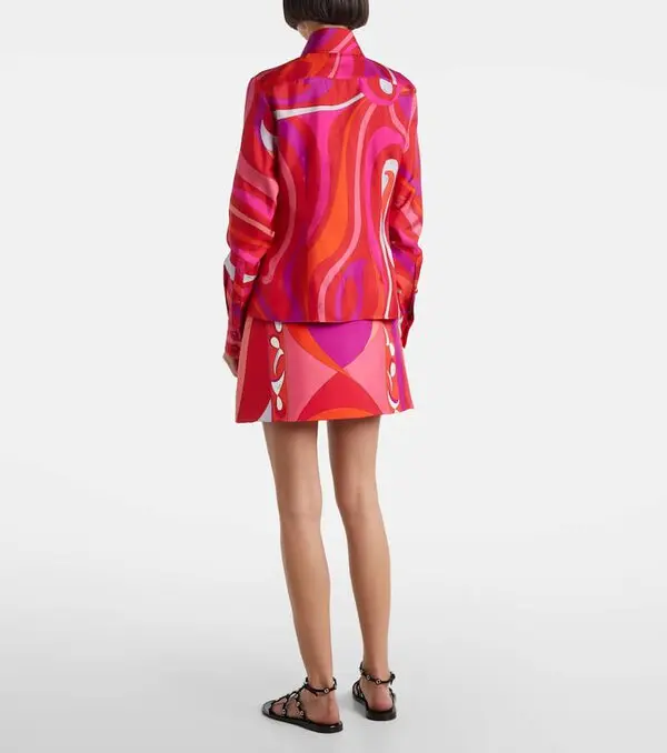 Emilio Pucci Marmo Silk Shirt