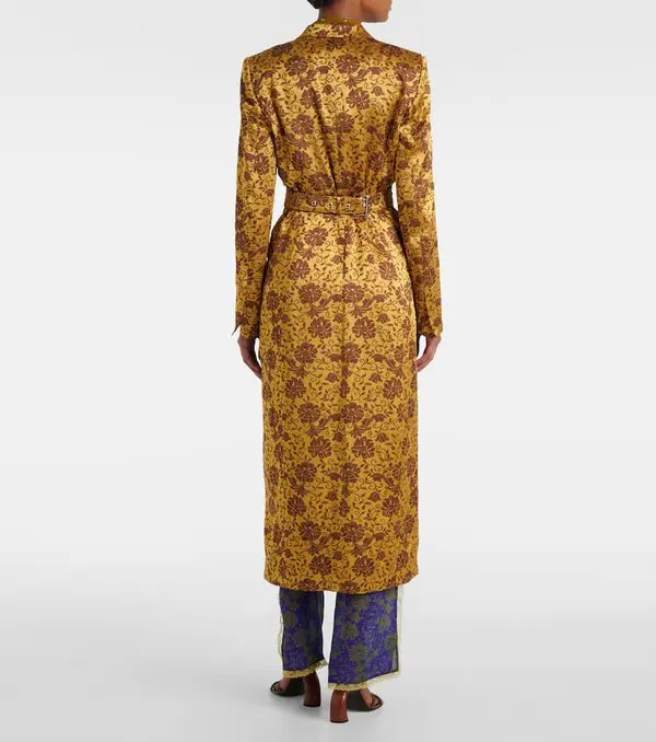 Dries Van Noten Rilly Jacquard Coat