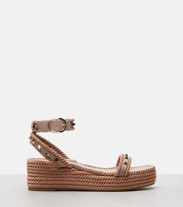Valentino Garavani Rockstud Platform Sandals