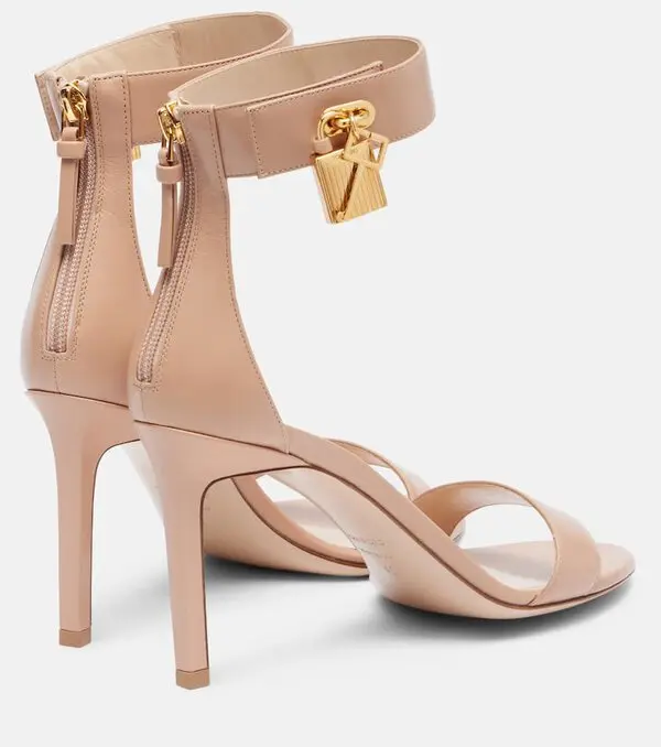 TOM FORD Padlock Leather Sandals