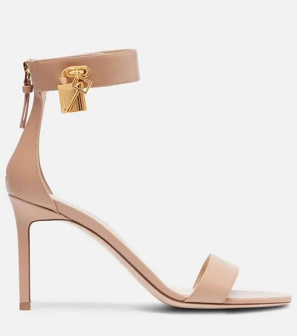 TOM FORD Padlock Leather Sandals