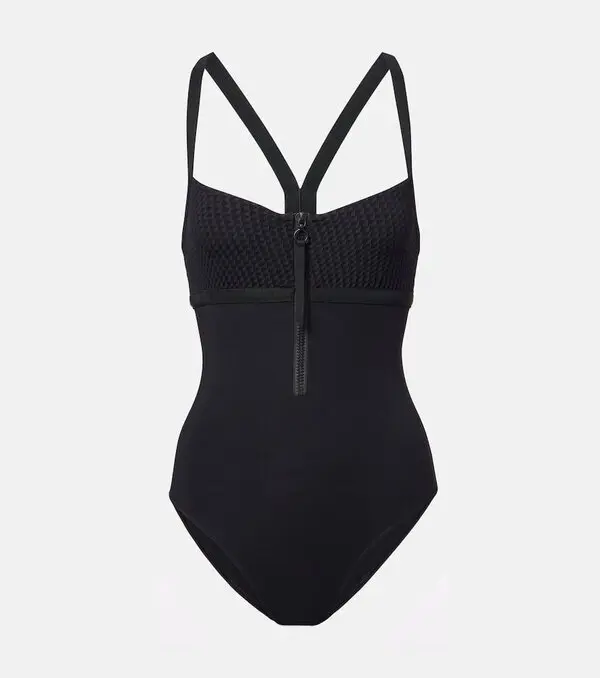 ERES Egeria Jacquard Swimsuit - Black