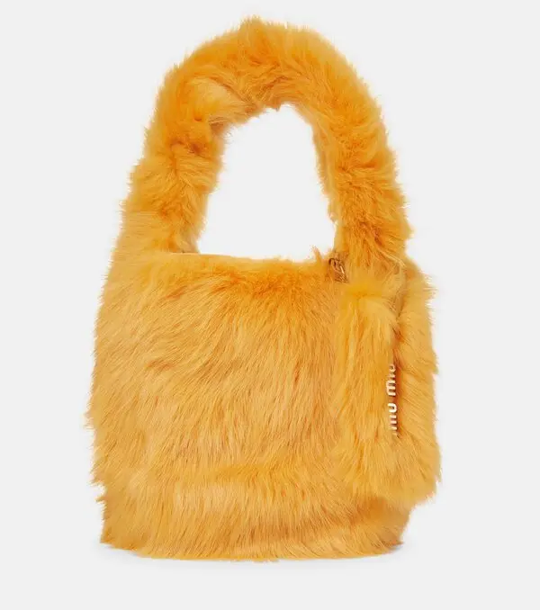 Miu Miu Shearling Shoulder Bag