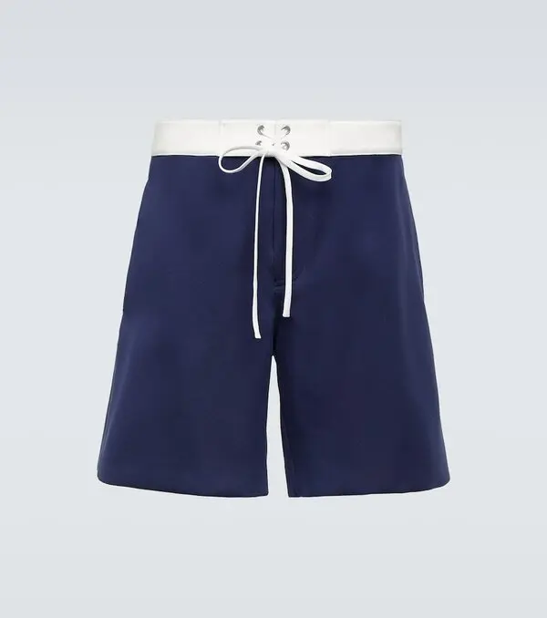 Miu Miu Satin Bermuda Shorts
