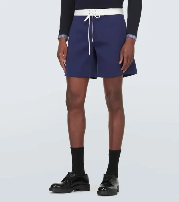 Miu Miu Satin Bermuda Shorts