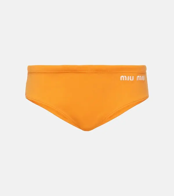 Miu Miu Logo Bikini Bottoms