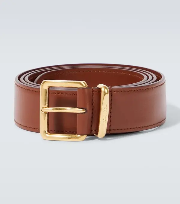 Miu Miu Leather Belt - Brown