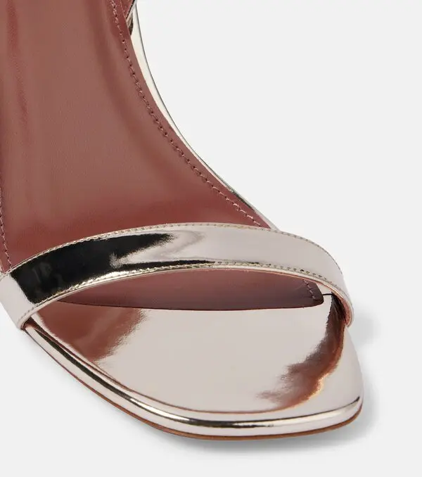 Paris Texas Bea 100 Mirrored Leather Sandals - Gold