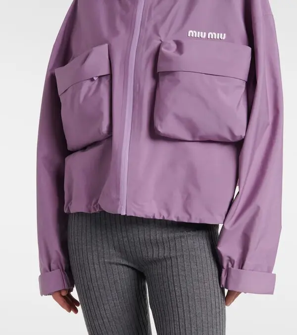 Miu Miu Technical Canvas Jacket
