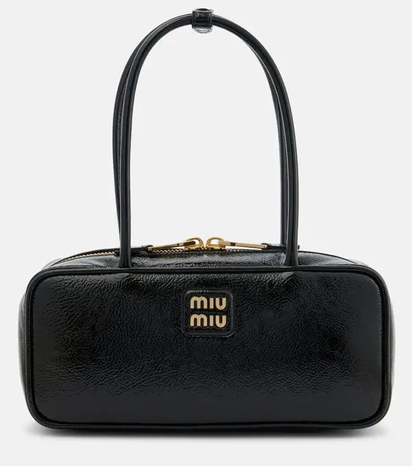 Miu Miu Patent Leather Top Handle Bag