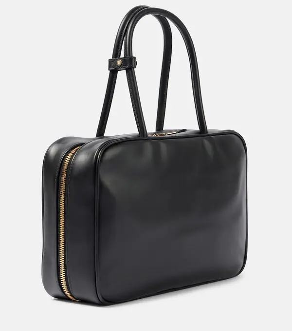 Miu Miu Medium Leather Tote Bag - Black