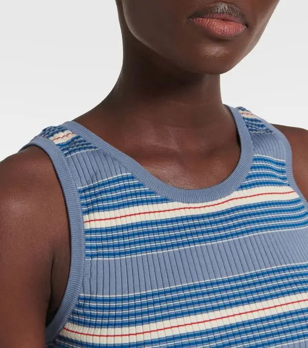 Prada Ribbed-knit Tank Top