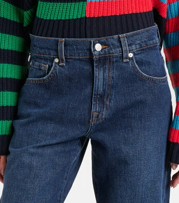 7 For All Mankind Tess High-rise Straight Jeans