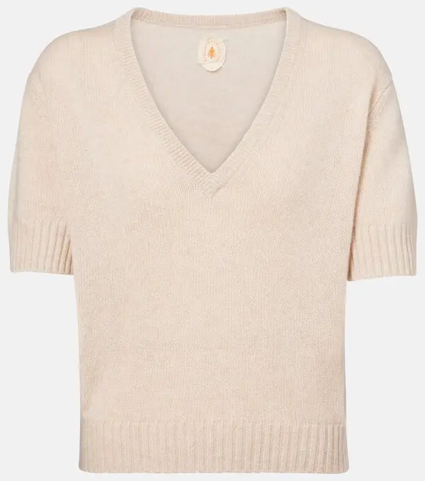 Jardin Des Orangers Cashmere Top - Beige