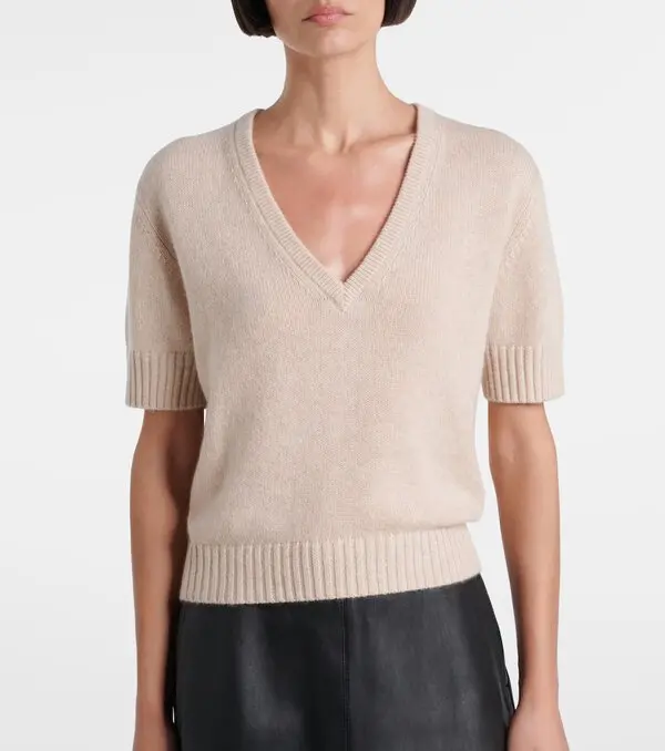 Jardin Des Orangers Cashmere Top - Beige