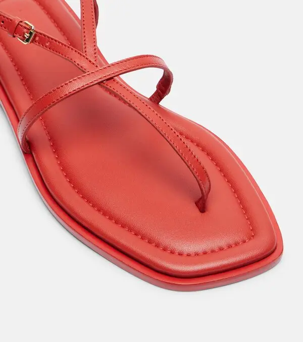 A.emery Remly Leather Sandals - Red