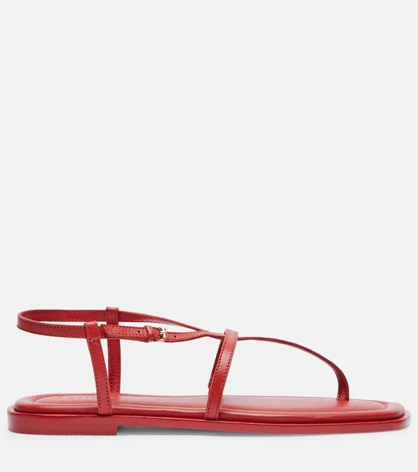 A.emery Remly Leather Sandals - Red