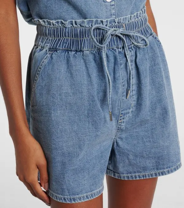 Veronica Beard Wilder High-rise Denim Shorts