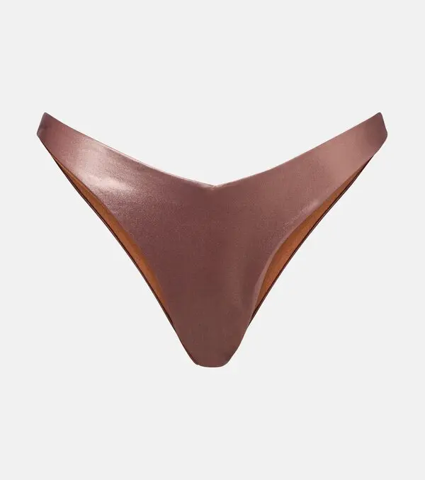 Jade Swim Vera Bikini Bottom - Brown