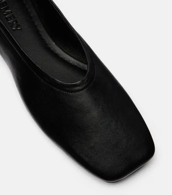 A.emery Steele Ballet Flats With Buckle-fastening Ankle Strap - Black