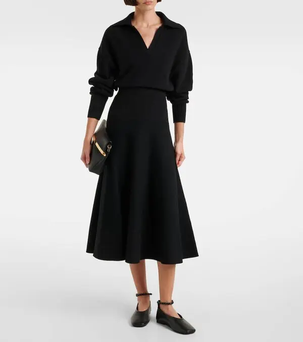 A.emery Steele Ballet Flats With Buckle-fastening Ankle Strap - Black