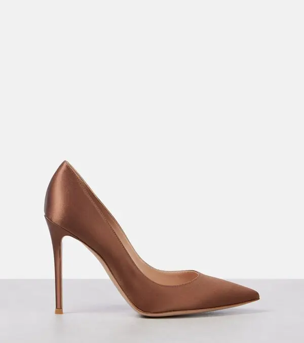 GIANVITO ROSSI 105 Satin Pumps