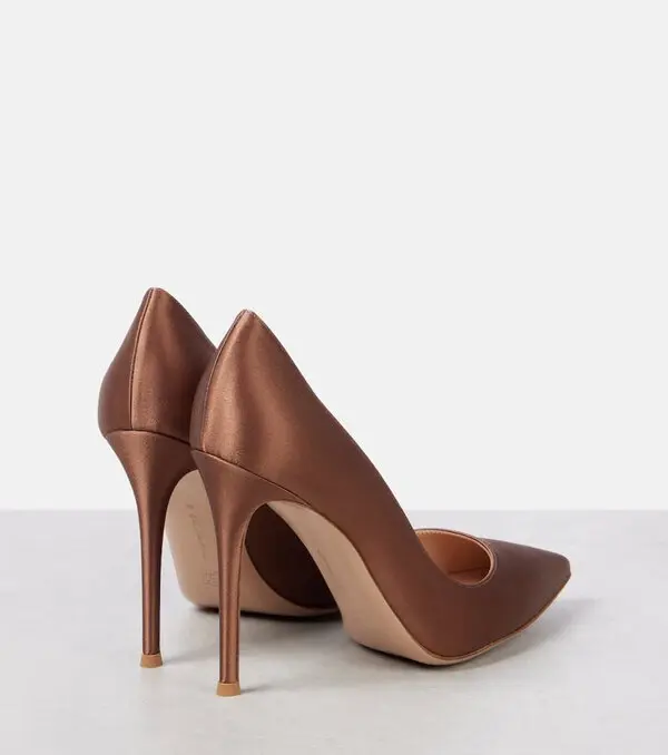 GIANVITO ROSSI 105 Satin Pumps