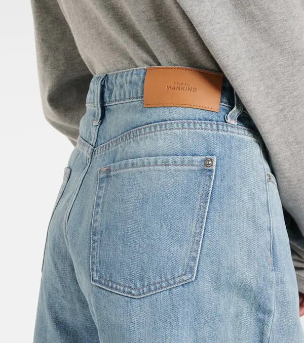 7 For All Mankind Monroe Distressed Denim Shorts