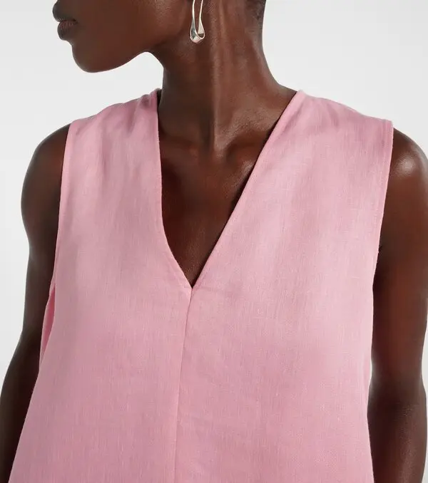 Asceno Derya Linen Minidress