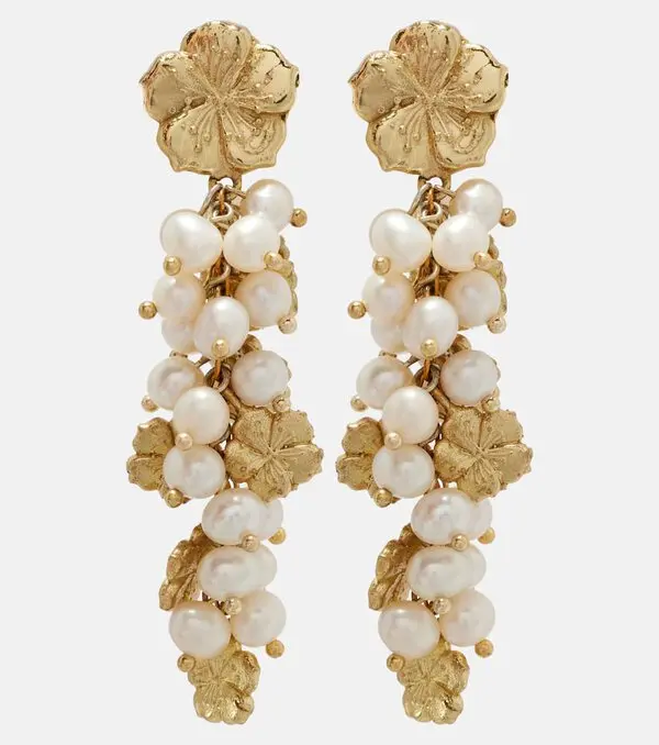 ALEMAIS Team Spirit -plated Earrings - Gold