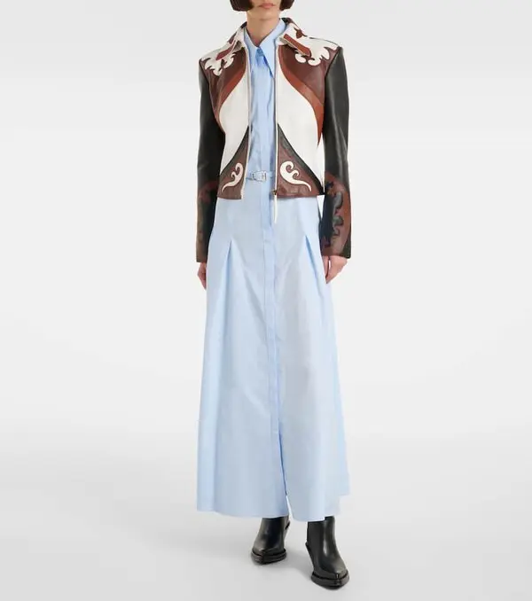 Gabriela Hearst Albie Leather Jacket
