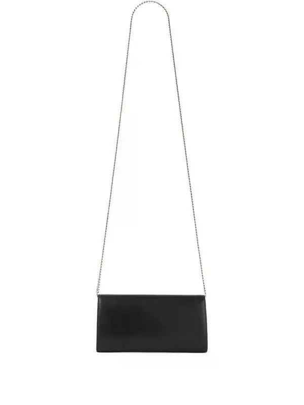 JIMMY CHOO Bing Crystal-embellished Wallet Chain - Black