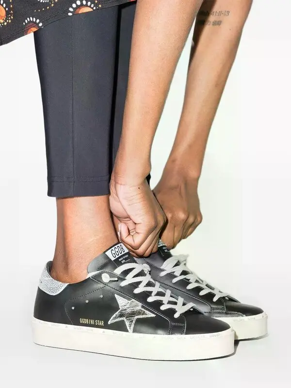GOLDEN GOOSE Hi Star Sneakers - Brown