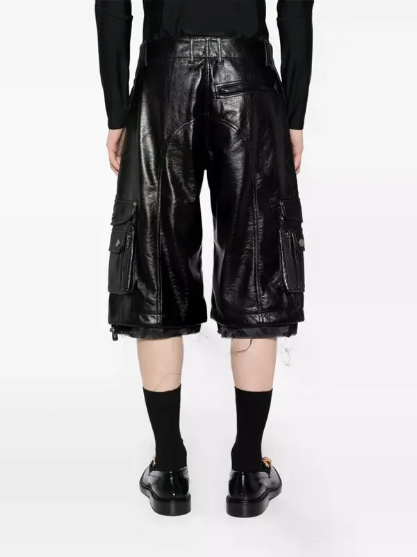 Martine Rose Leather Shorts