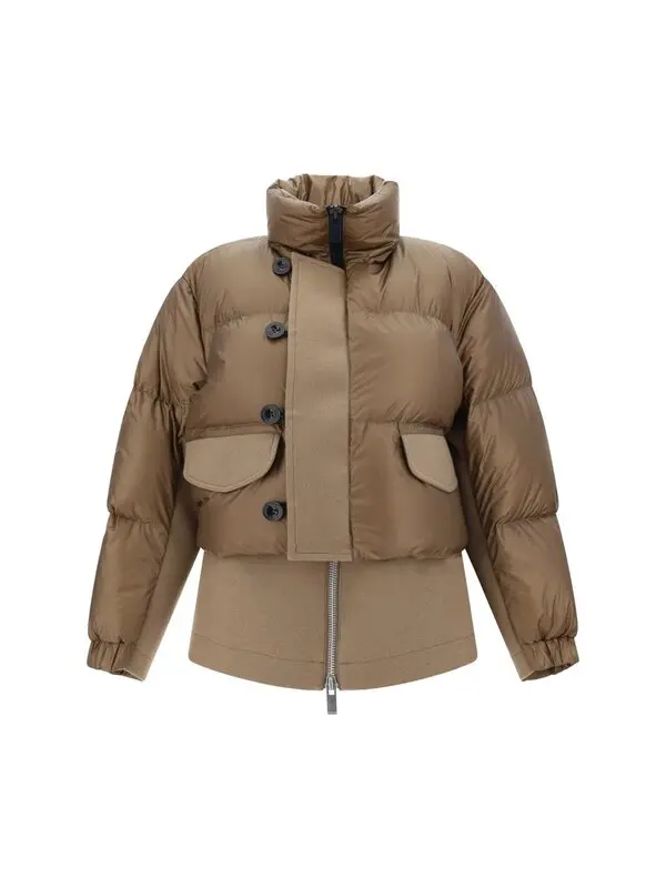 Sacai Nylon Jacket In Beige - 55% Off | Editorialist