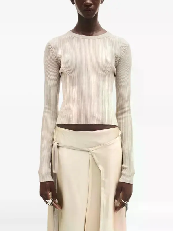 ANN DEMEULEMEESTER Kati Cropped Sweater