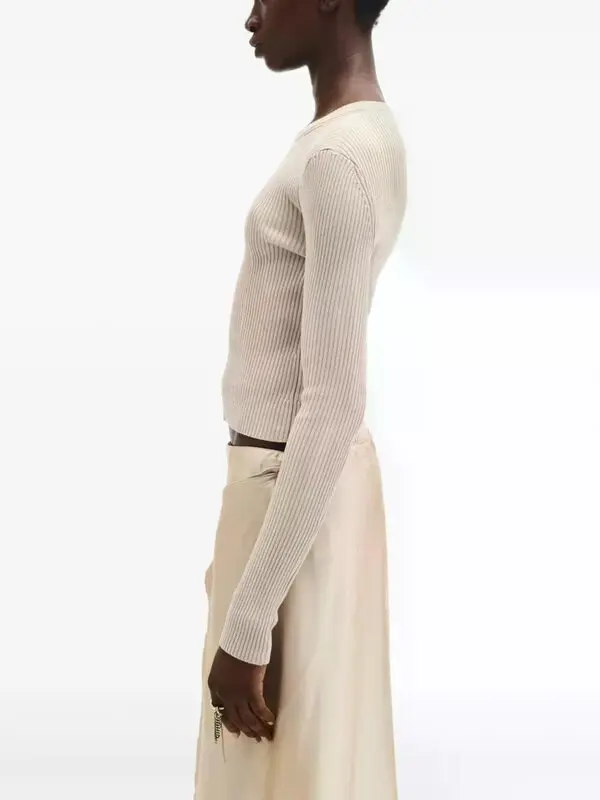 ANN DEMEULEMEESTER Kati Cropped Sweater