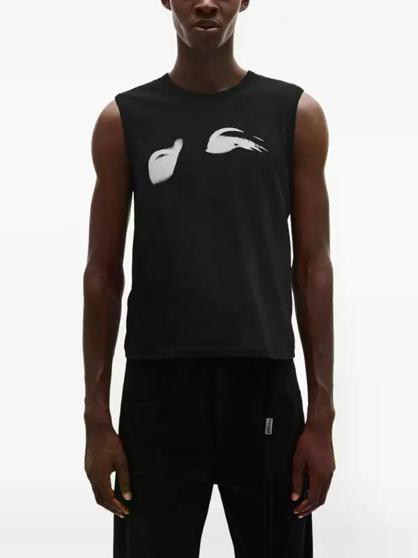 ANN DEMEULEMEESTER Graphic-print Tank Top