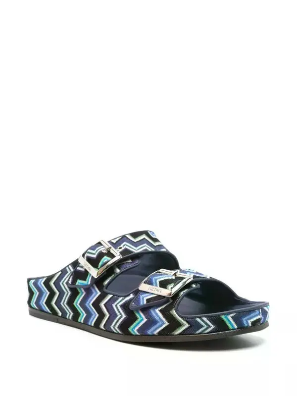 Missoni Zigzag Platform Sandals